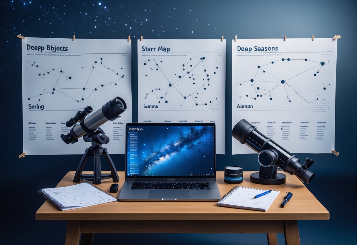 Beginner Deep Sky Objects Hit List by Season: Binoculars & Small Scopes ...